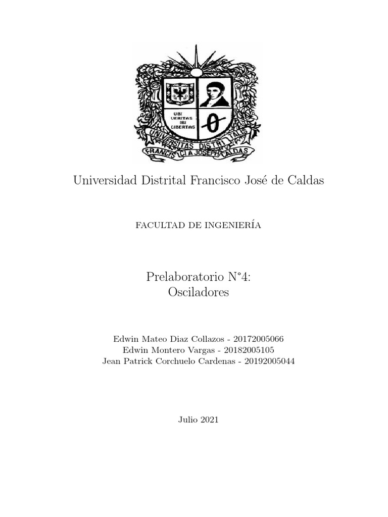 Laboratorio 4 Analogicas Mpsh10-1 | PDF | Oscilación | Radio
