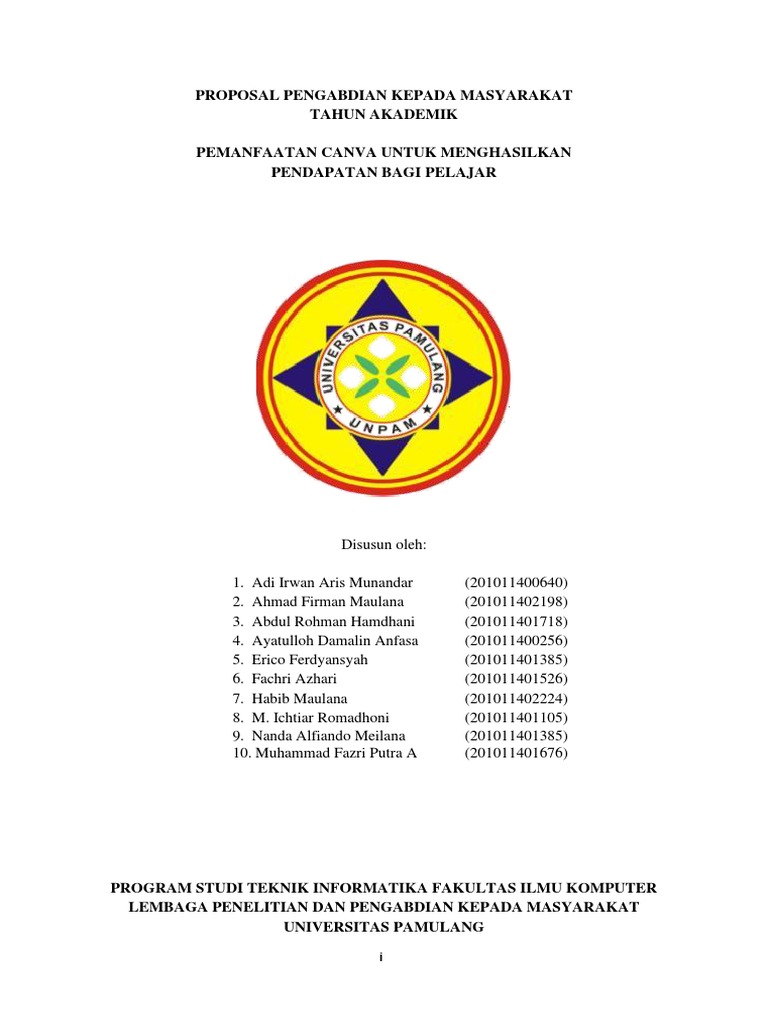 Proposal PKM (Fix) | PDF