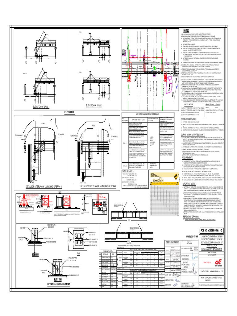 CBE Approved ROB-55 Launching 8.06.21 | PDF | Crane (Machine) | Length
