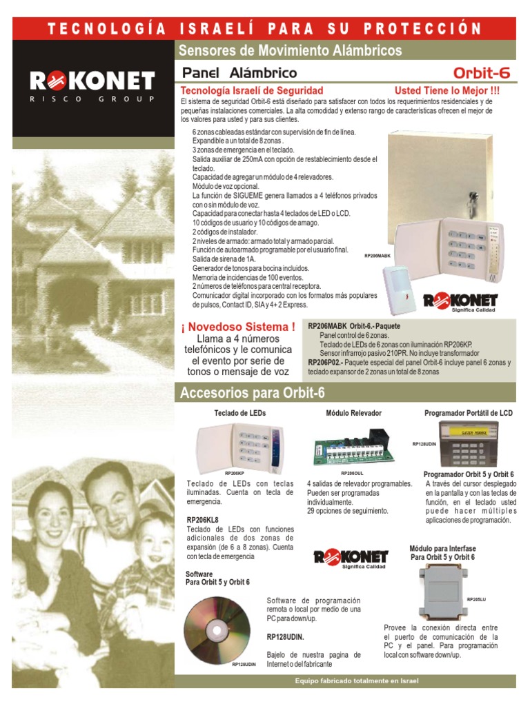 Fam ROKONET | PDF | Teclado | Diodo emisor de luz