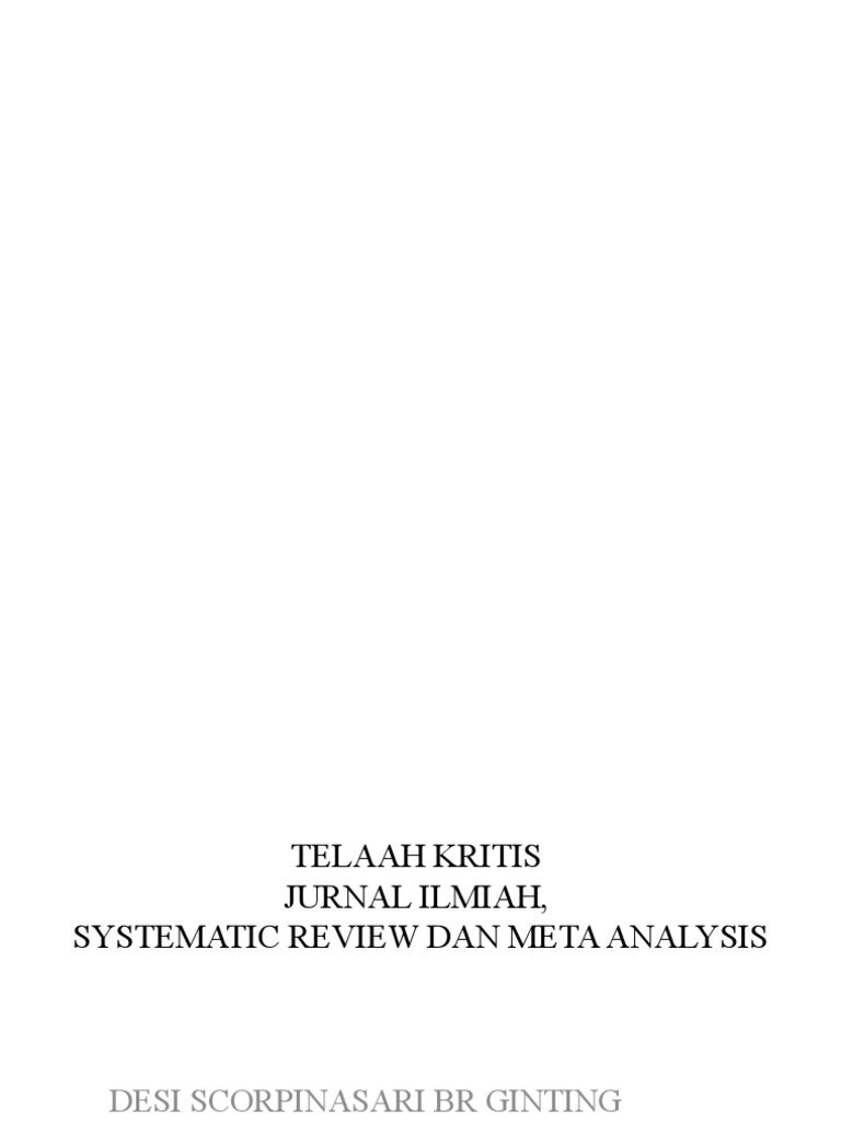 Telaah Jurnal | PDF