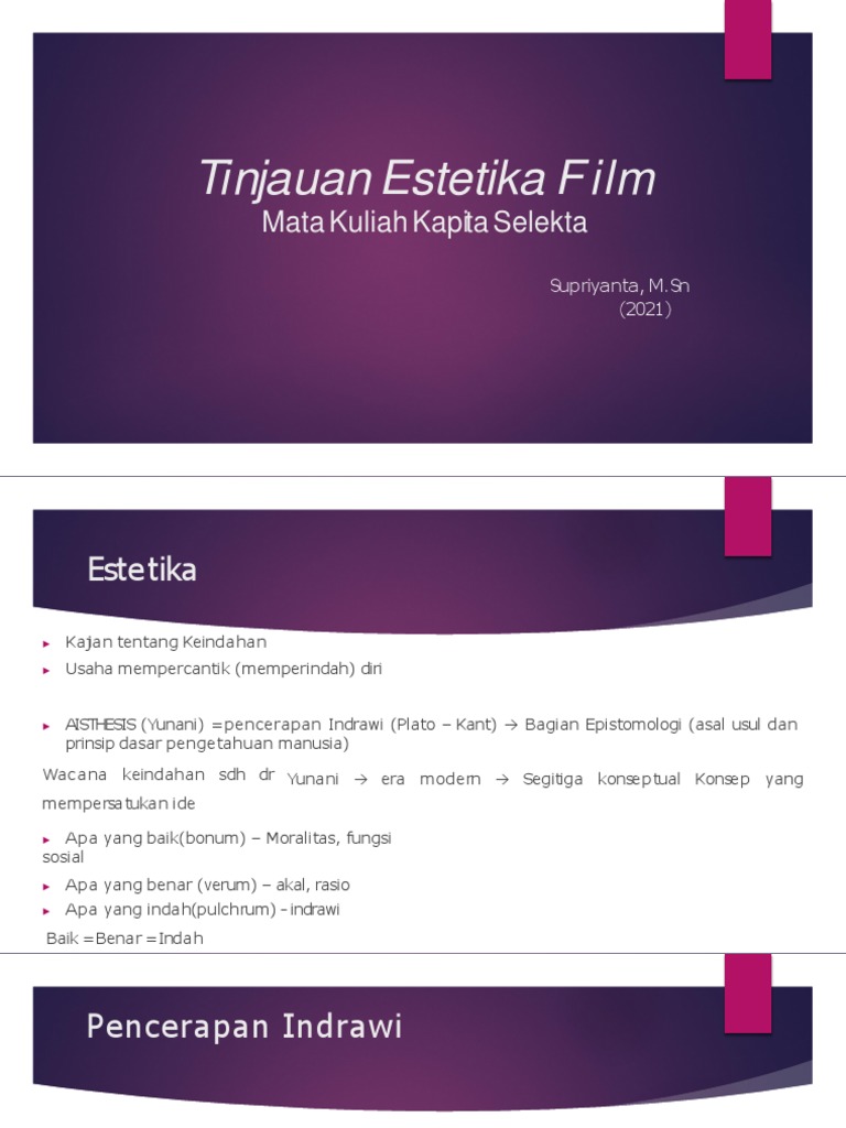Estetika Film | PDF