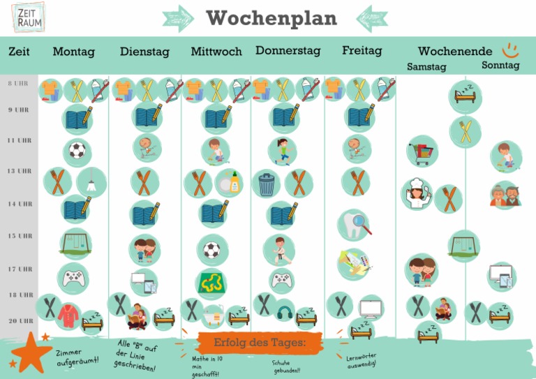 Wochenplan Aktivitaeten v1 | PDF