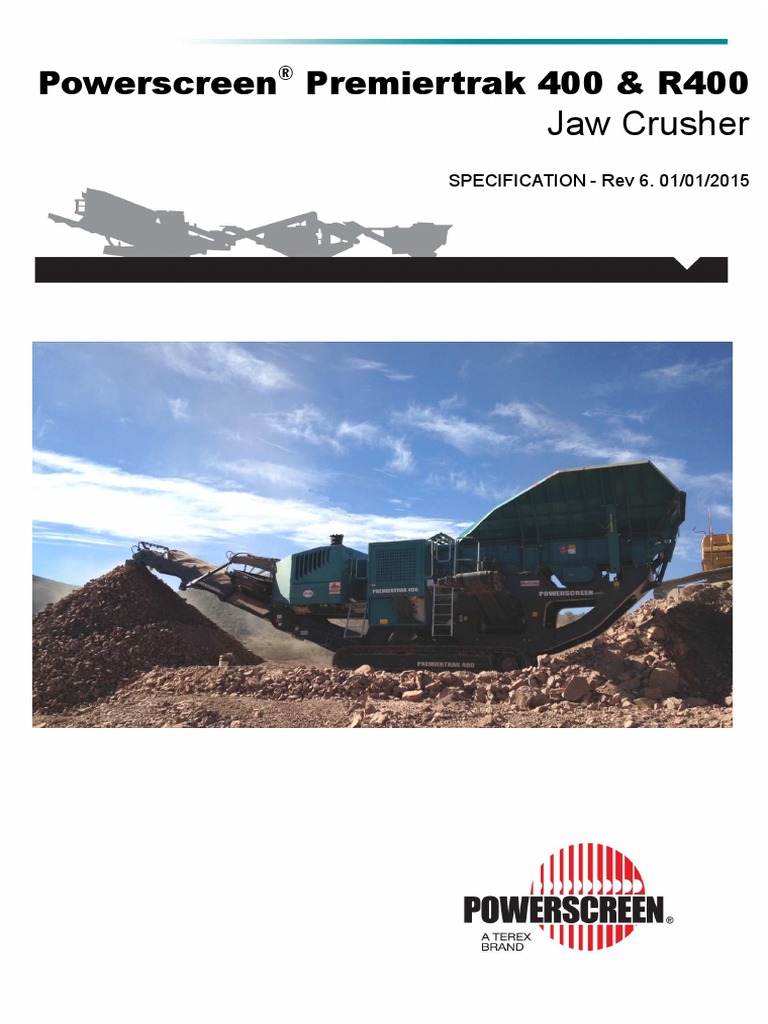 Dokumen - Tips - Powerscreen Premiertrak 400 r400 Jaw Crusher Jaw ...