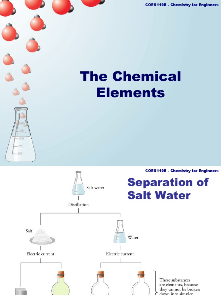 The Chemical Elements | PDF
