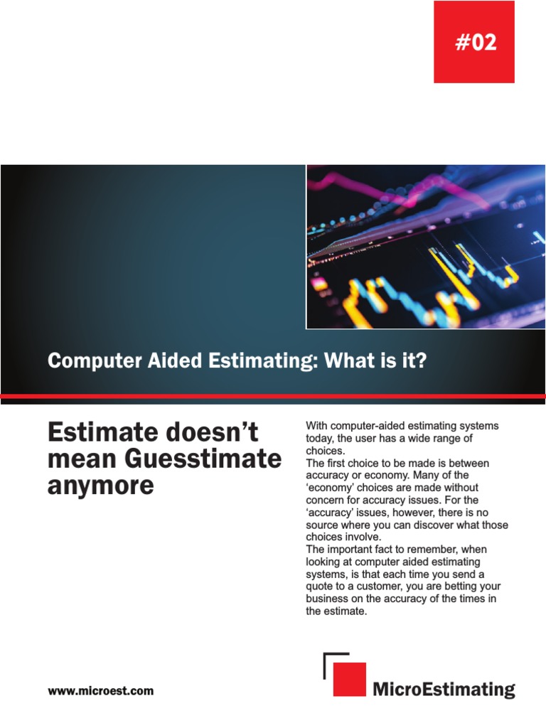 02-Computer Aided Estimating | PDF | Computer Aided Design | Secondary ...
