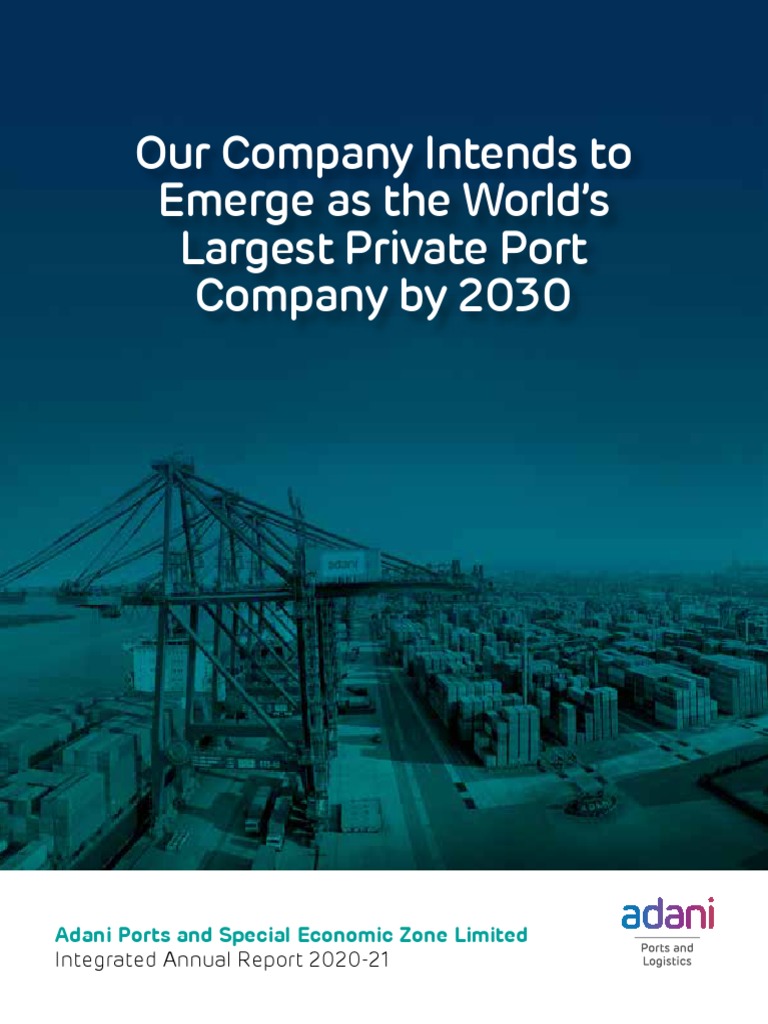 Adani Ports' Plan to Become World's Largest Private Port Operator by ...