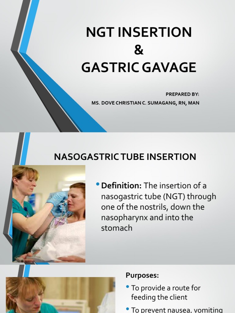 NGT Insertion 2022 | PDF | Clinical Medicine | Medical Specialties