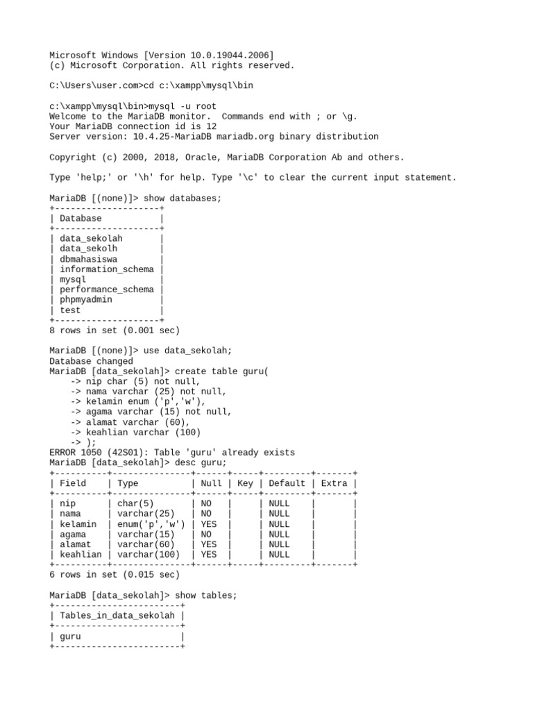 Query Janet | PDF | My Sql | Sql