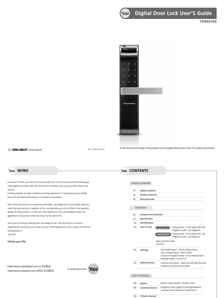 Unlocking Your Home and Peace of Mind: A User's Guide to the Yale ...