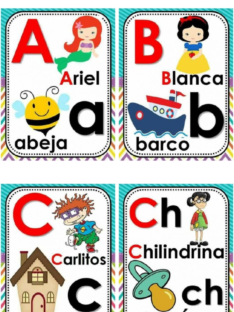 Abecedario Tarjetas | PDF