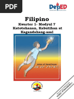 Filipino 10 (Tos) 1ST Quarter | PDF