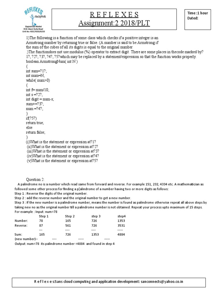 Question New | PDF | Numbers | Computer Programming