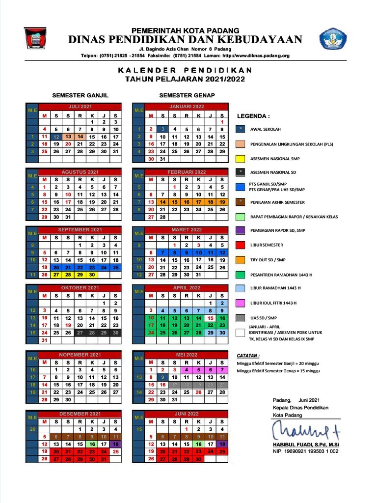 Pdf Kalender Pendidikan 2021 2022 Ok Compress Pdf