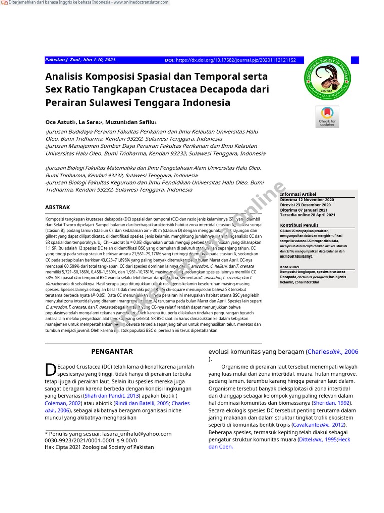 Astuti and La Sara Et Al. 2021.en - Id1 | PDF