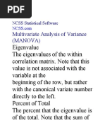 Anova Ancova Manova Mancova | PDF | Analysis Of Covariance | Scientific ...