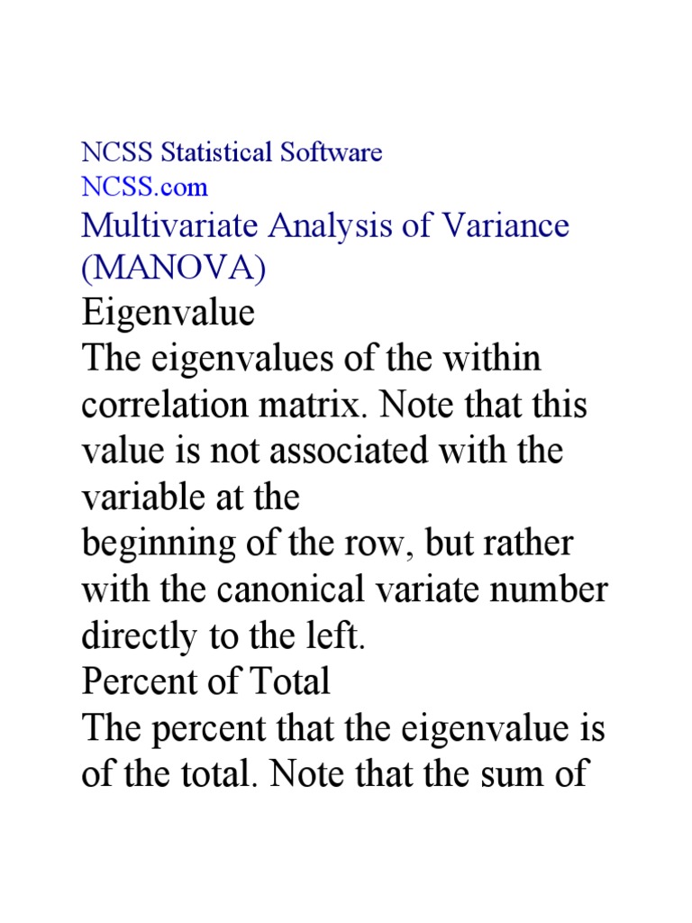 Lessons | PDF | Analysis Of Covariance | Analysis Of Variance
