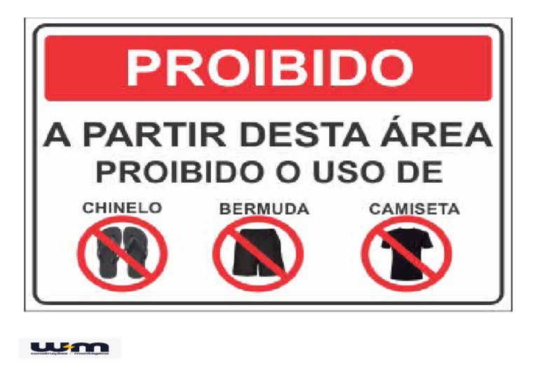 Aviso de Proibição | PDF