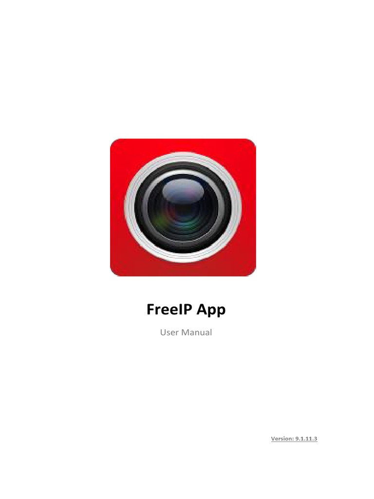 FreeIP App User Manual | PDF | Ios | Android (Operating System)