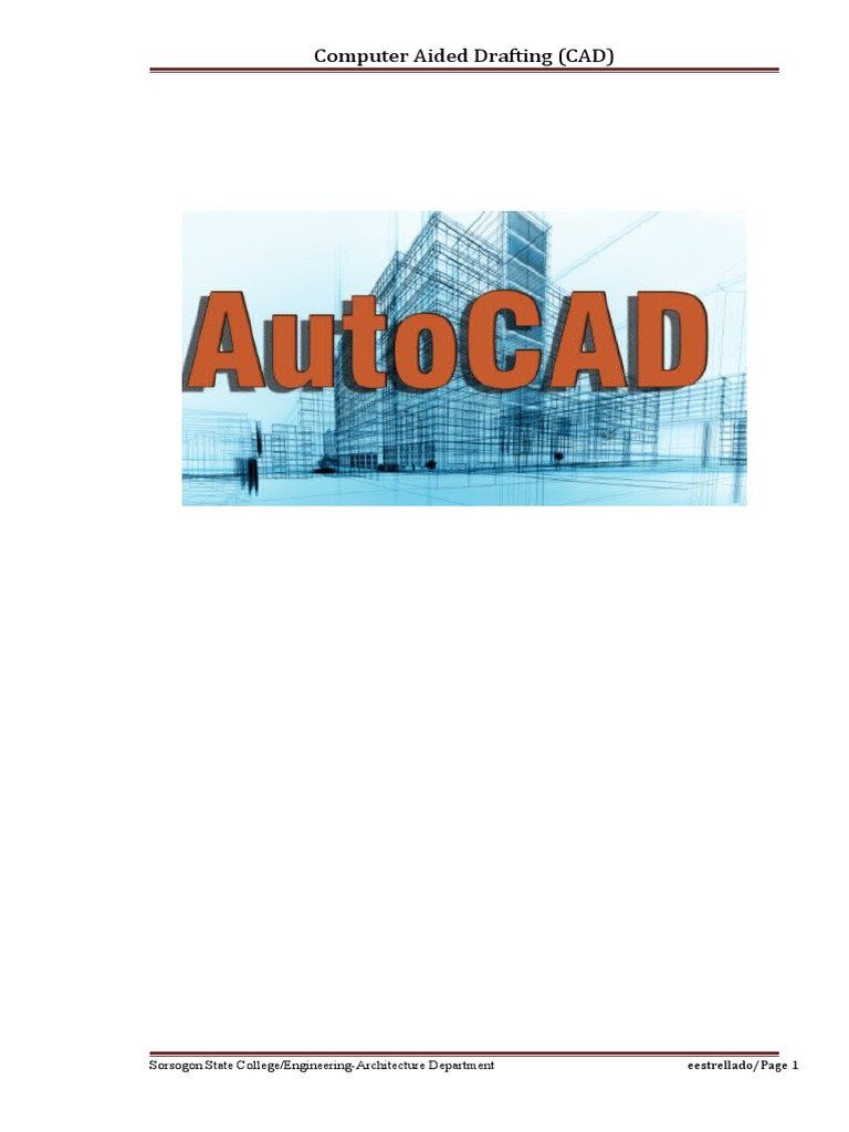 CADD MODULE Week 2 | Download Free PDF | Auto Cad | Computer Aided Design