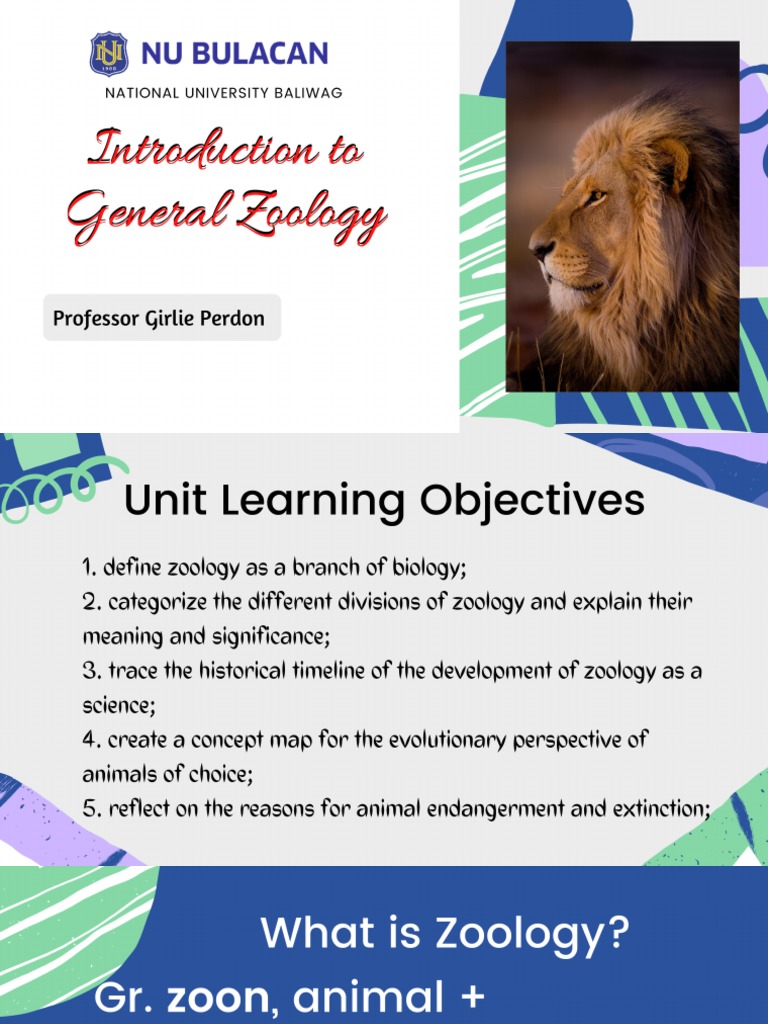 Introduction To General Zoology | PDF