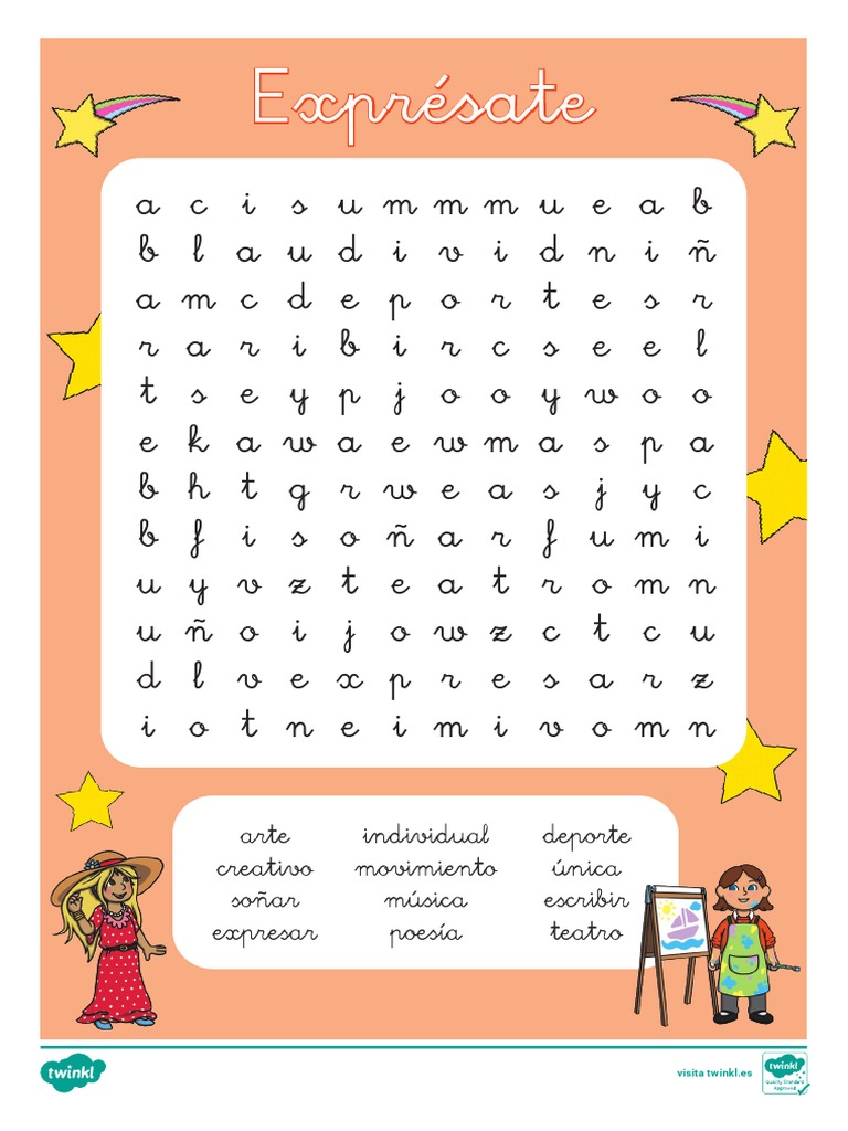 Sopa de Letras Expresate | PDF