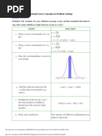 Z-Score Practice Worksheet | PDF | Standard Score | Intelligence Quotient