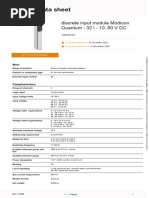 BMXDDI1602 Discrete Input Module Data | PDF | Power Supply | Logic Gate