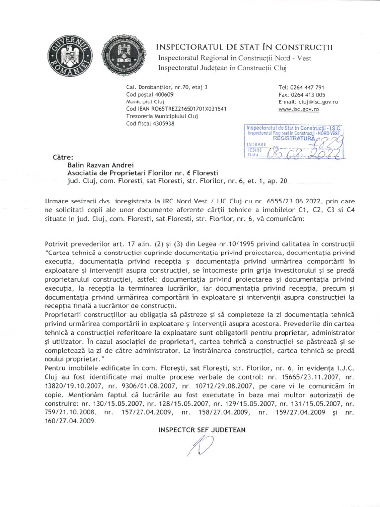 ISC FLORESTI PV Faze Determinante | PDF