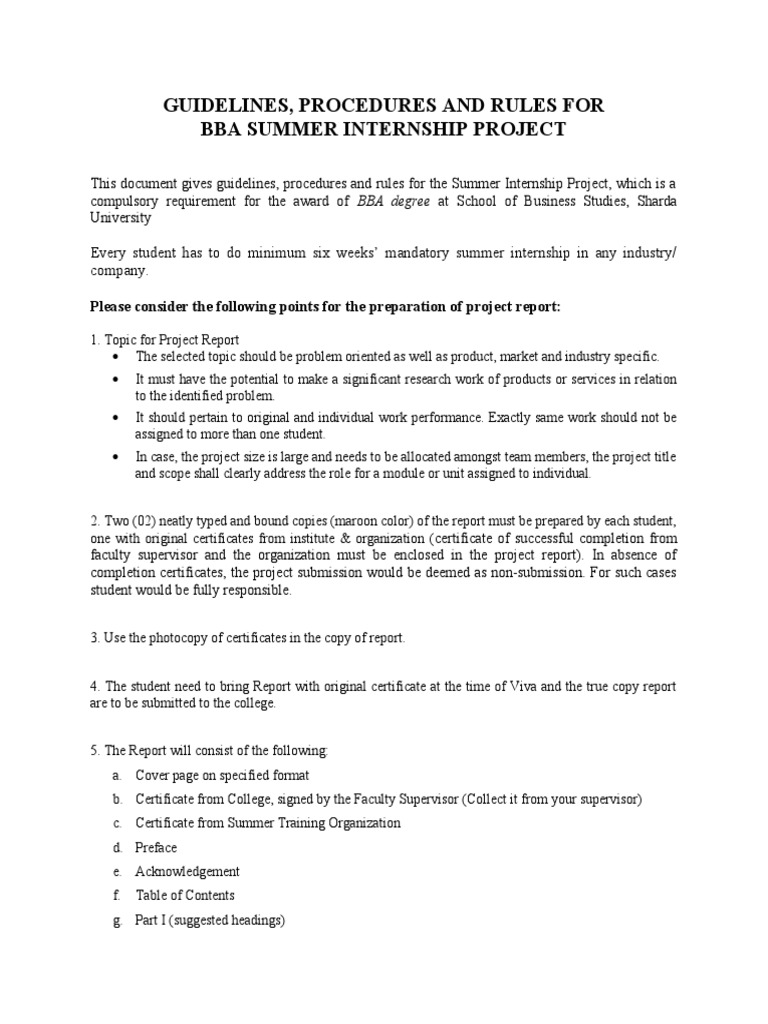 SIP Guidelines 2023 | PDF | Thesis