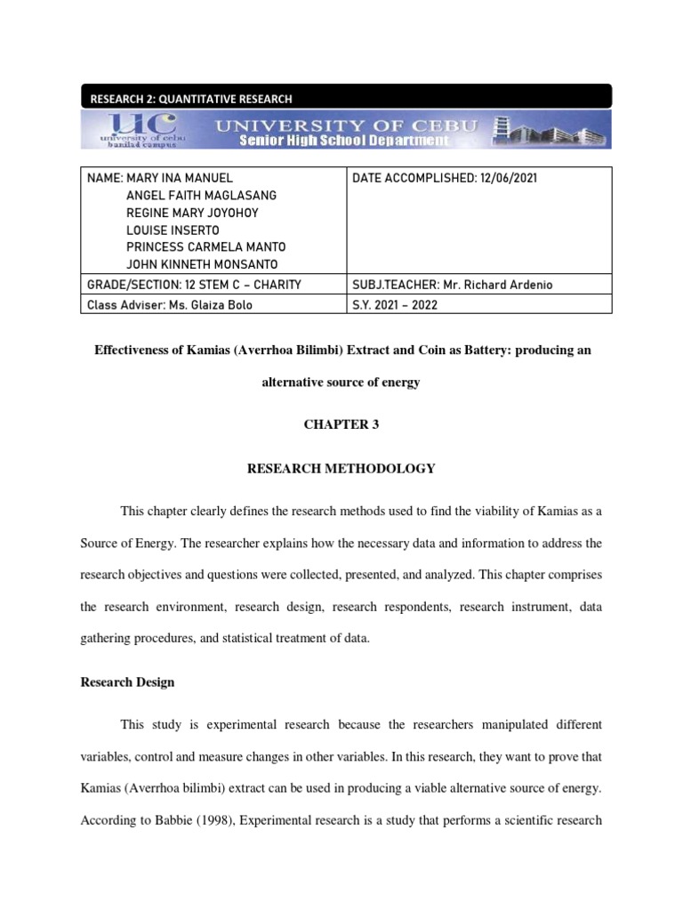 Chapter 3 - 12 Stem C - Group 5 - Echo (Draft 1) | PDF | Statistics ...