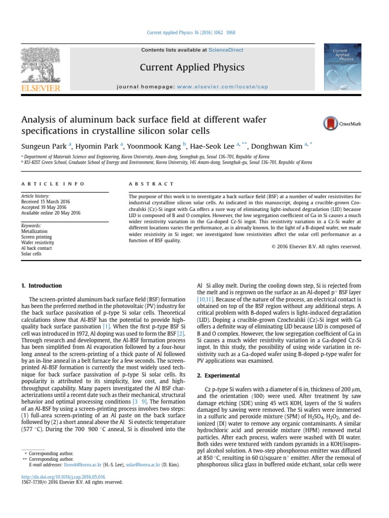 Equation Relating Voc and JSC - 2 | PDF | Solar Cell | Wafer (Electronics)