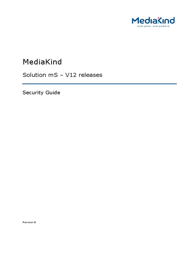 MKD 10 00408 01 07 MediaKind Solution - SecurityGuide - RB | PDF | Port (Computer Networking ...