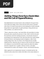 Getting Things Done | PDF | Cognitive Science | Psychology