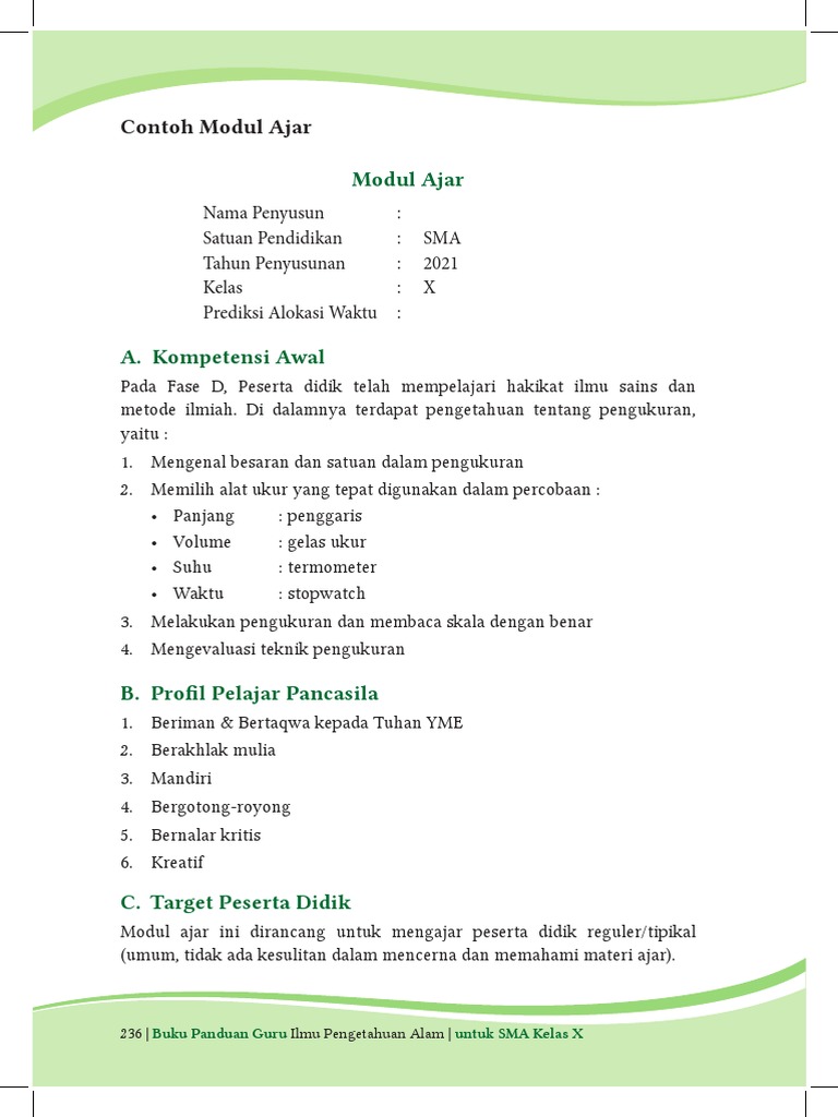 Contoh Modul | PDF