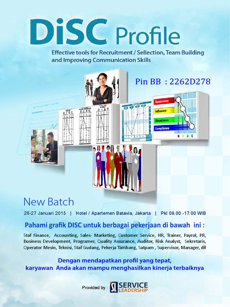 New Batch: Pahami Grafik DISC Untuk Berbagai Pekerjaan Di Bawah Ini | PDF