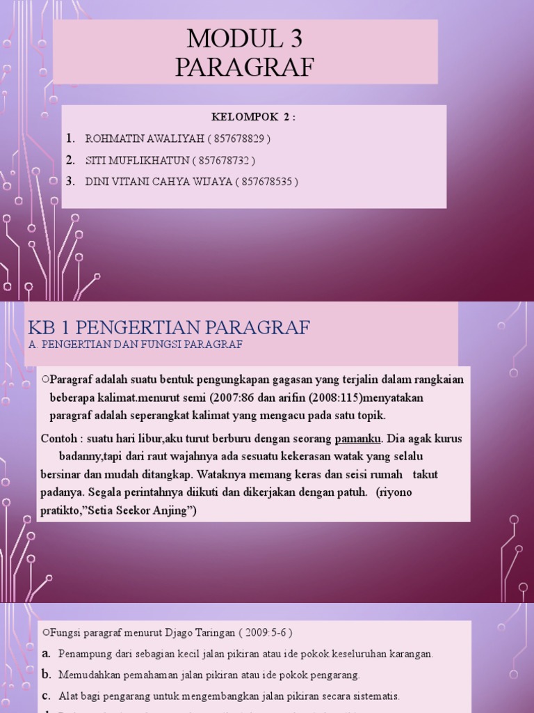 Modul 3 PARAGRAF | PDF