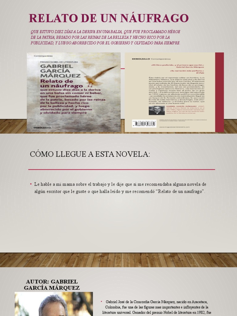 Relato de Un Náufrago | PDF | Gabriel García Márquez
