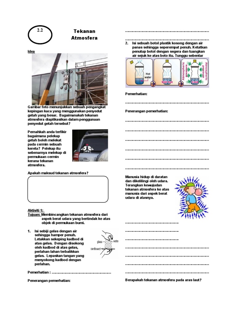 Pemahaman Tekanan Atmosfera dan Aplikasinya | PDF | Sains & Matematika
