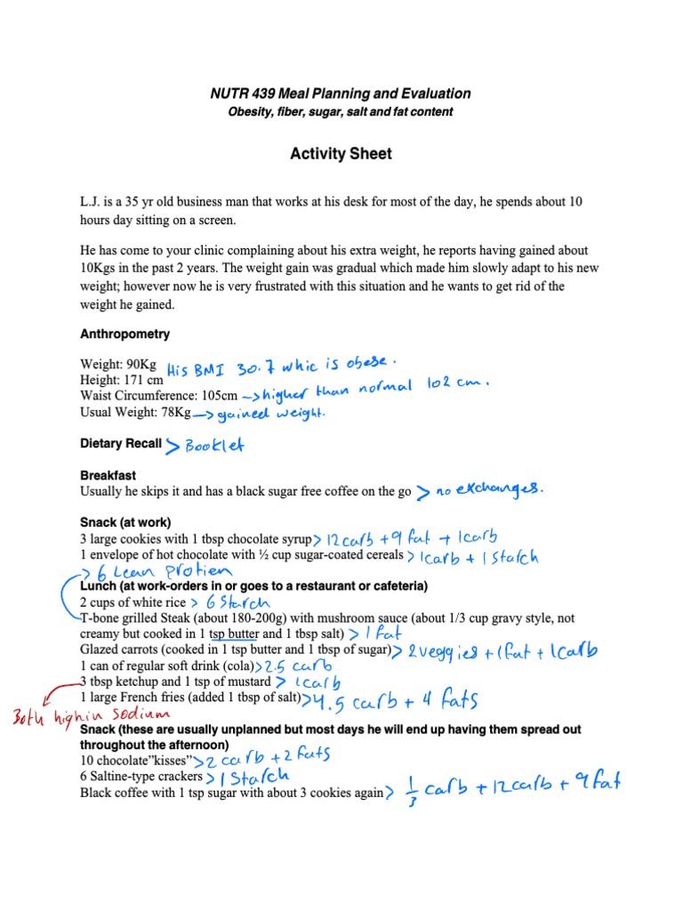 Obesity Case Study | PDF