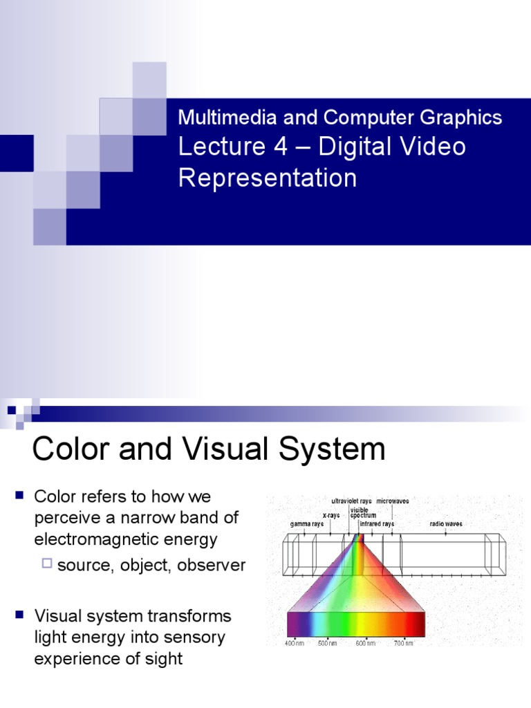 Lect4 Video | PDF | Display Resolution | Video