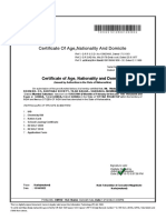 Caste and Income Self-Declaration Form | PDF