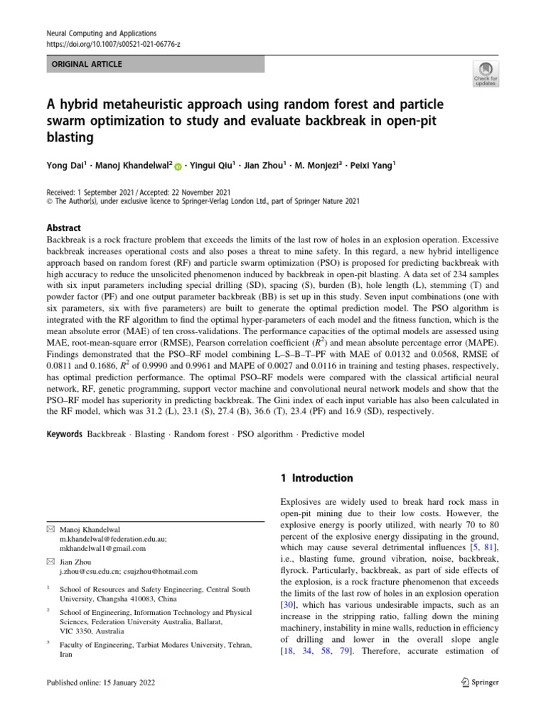 2022 A Hybrid Metaheuristic Approach Using Random Forest And Particle
