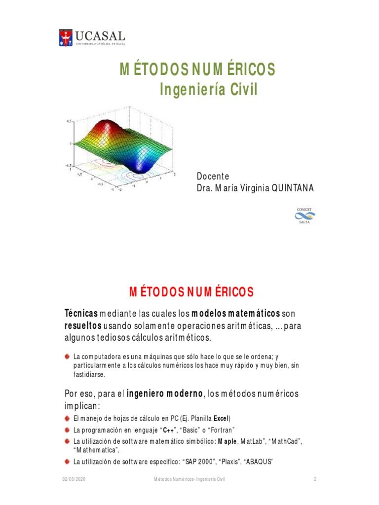 Metodos Numericos | PDF | Algoritmos | Análisis numérico