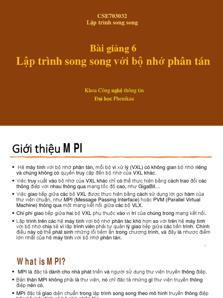 Lec06 Parallel Programing | PDF