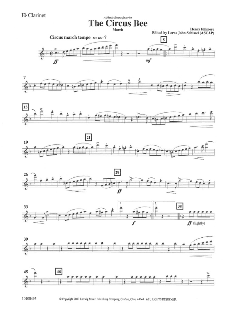 Circus Bee - Eb Clarinet | PDF