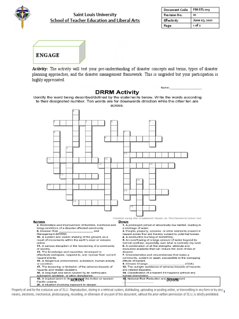 Module 3 - Engage | PDF | Emergency Management | Civil Defense