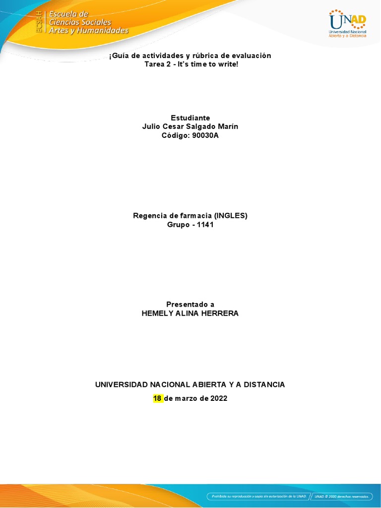 Task 2 Writing Julio Cesar Salgado PDF | PDF