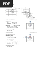 AISC 13th - Table J3.3 Nominal Hole Dimensions PDF | PDF | Screw ...