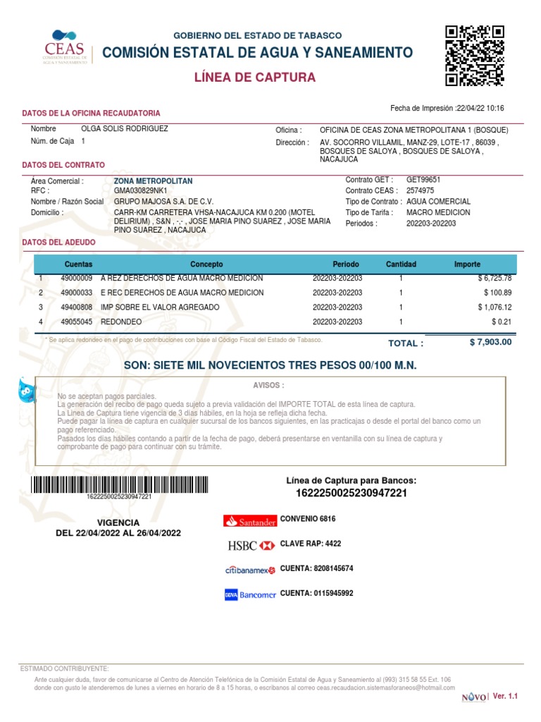 Linea - Captura - Agua DELIRIUM MZO 2022 | PDF